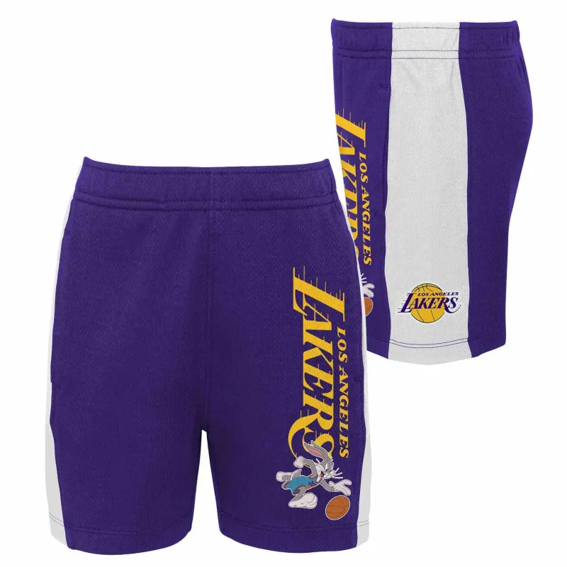 Short Space Jam 2 lakers Junior para niños baloncesto Outerstuff